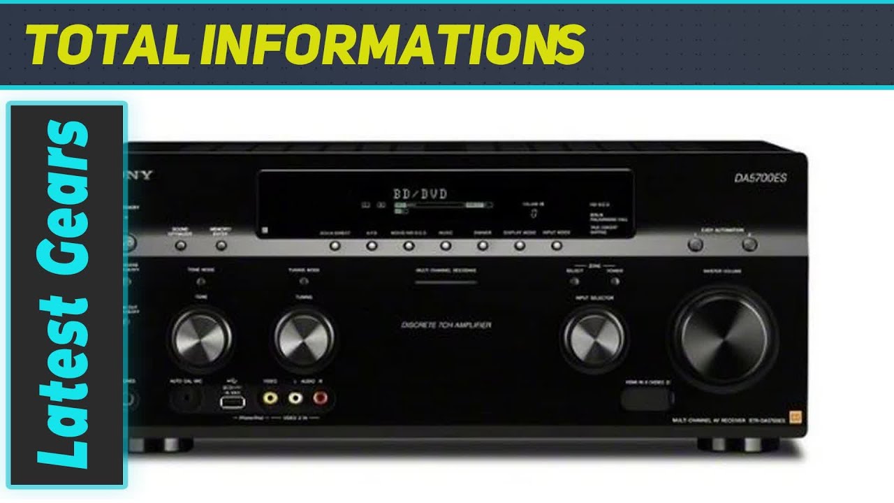 Sony STR-DA5700ES A/V Receiver - Unparalleled Home Entertainment - YouTube