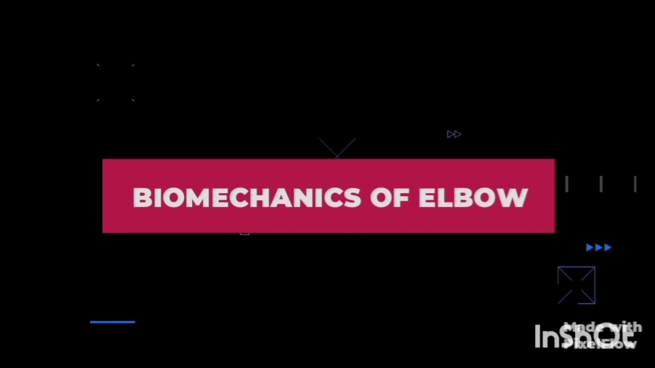 Biomechanics of elbow joint - YouTube