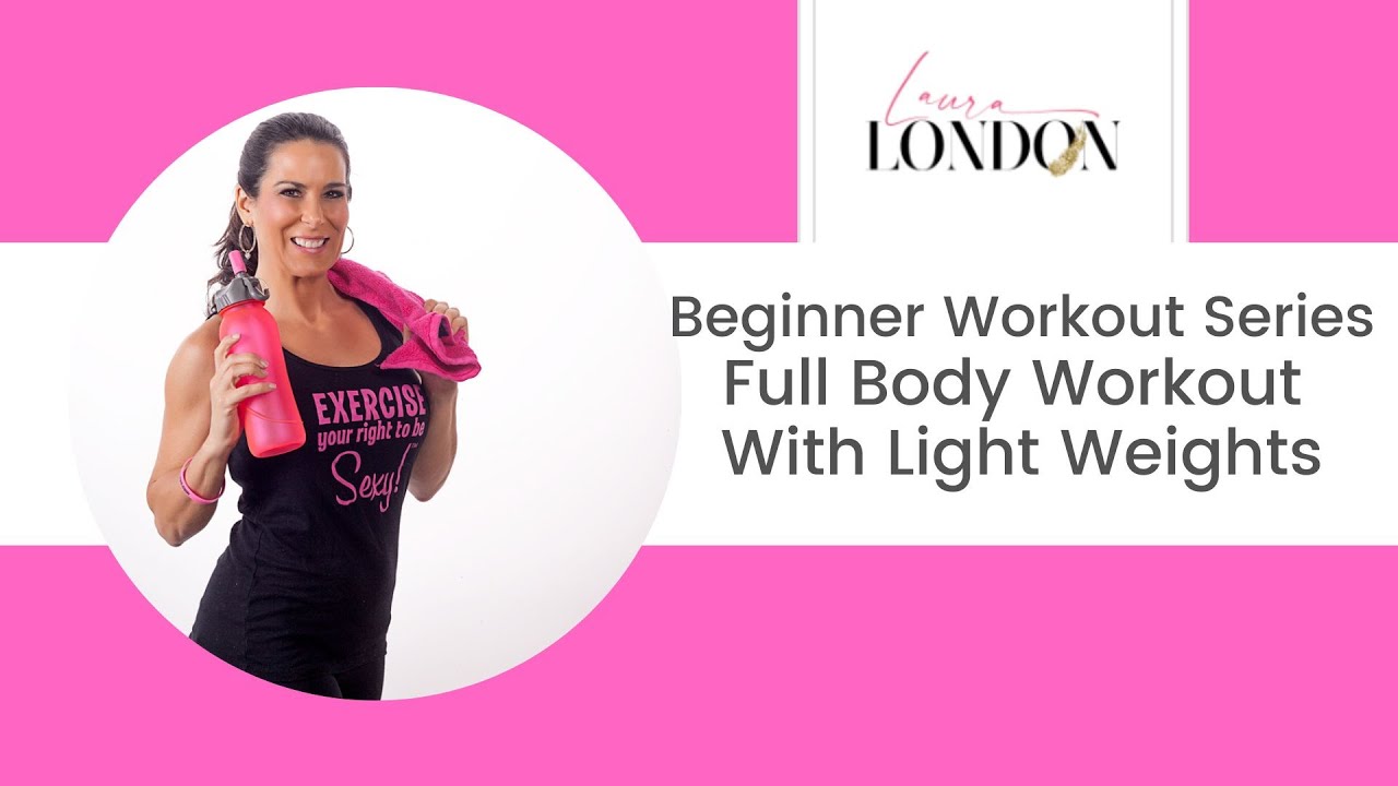 Full Body Beginner Workout with Light Weights at Home - Beginner Series ...