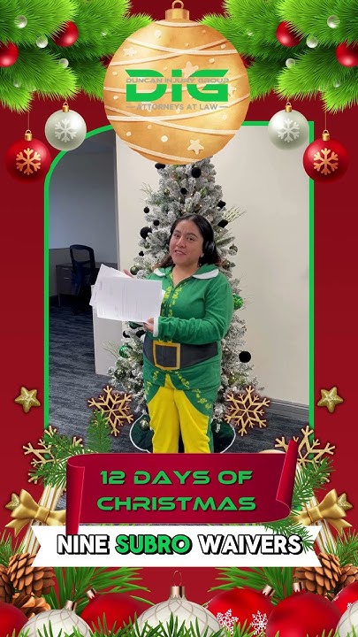 🎄On the 12th day of Christmas, DIG Law gave to me... 12 jurors judging! #shorts #personalinjury ...