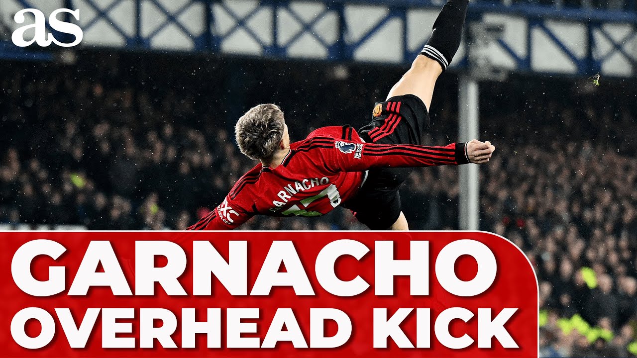 GARNACHO joins ROONEY and RONALDO in OVERHEAD KICK club - YouTube