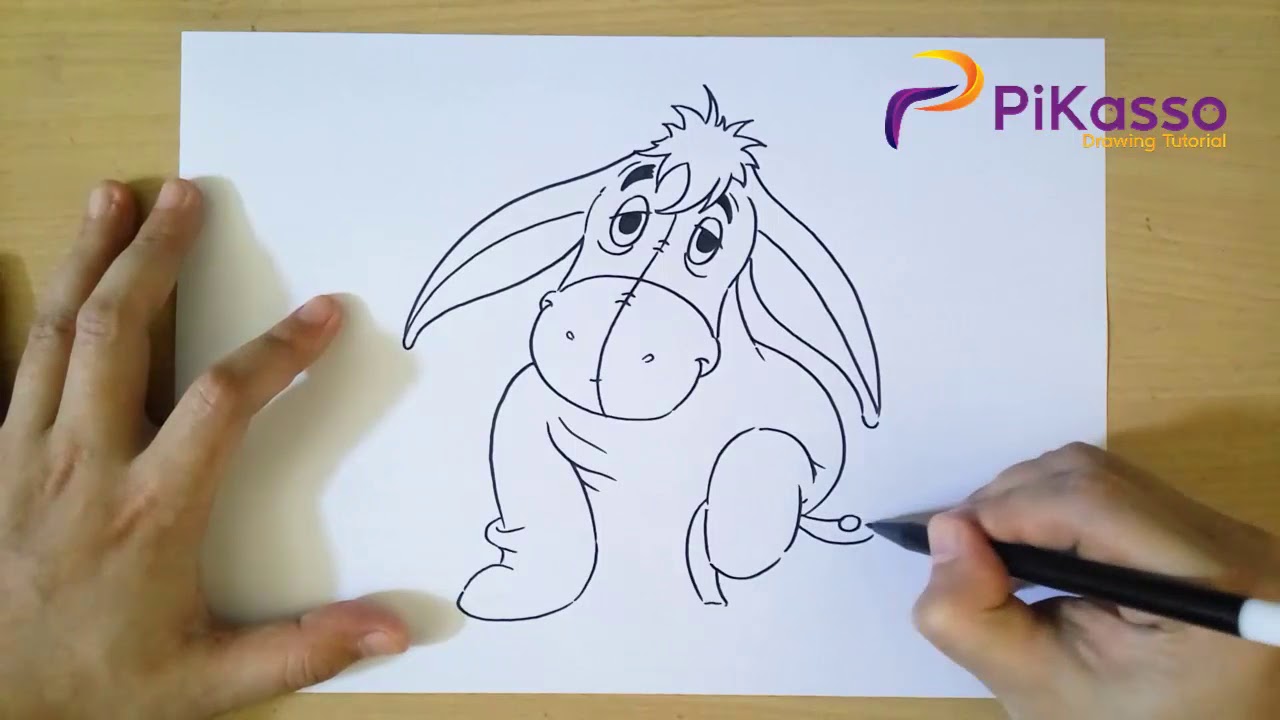 Happy Eeyore Drawing