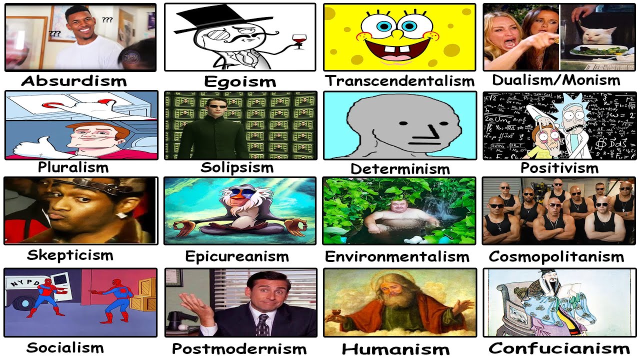 Every Philosophical Ideology Explained Using Only Memes part 2 - YouTube