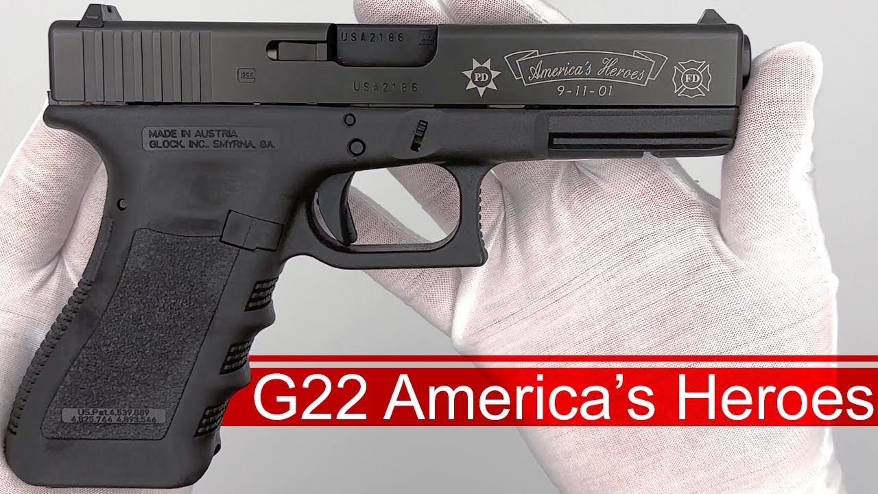 Glock 22 America's Heroes Edition - YouTube