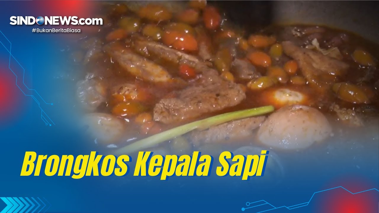 Mengguguah Selera, Brongkos Kepala Sapi di Bantul - YouTube
