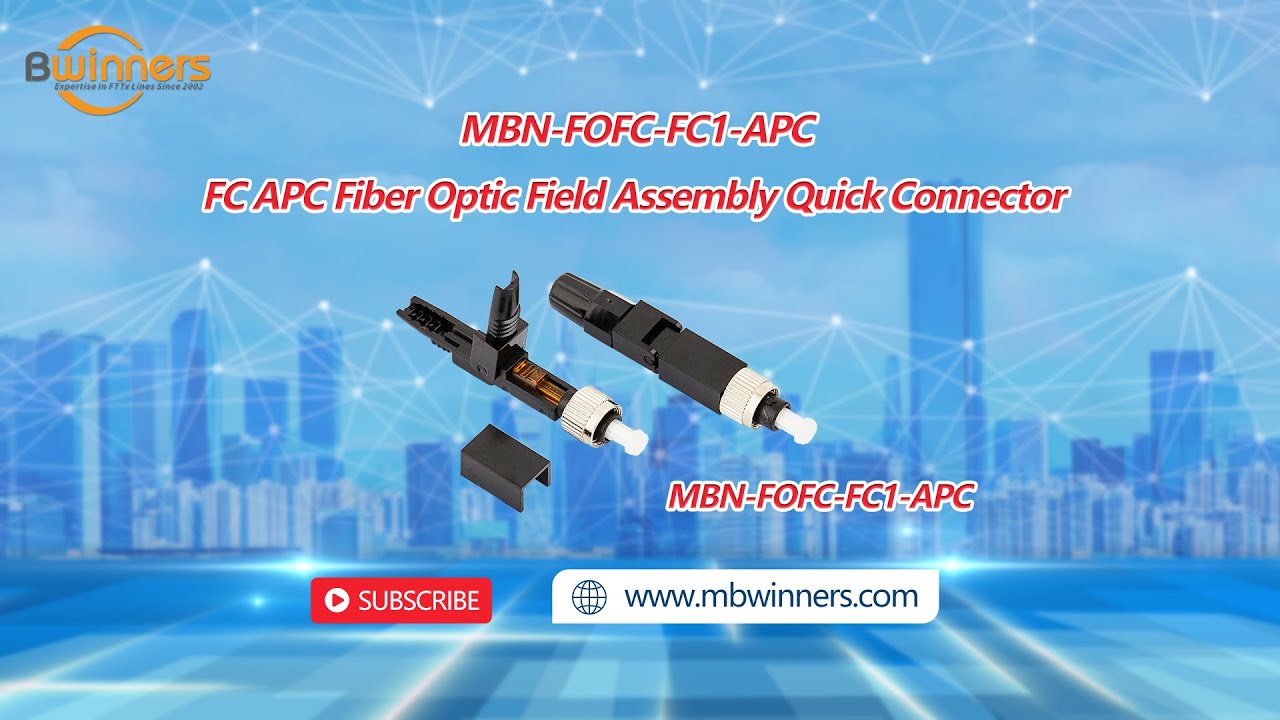 "MBN-FOFC-FC1-APC FC APC Fiber Optic Field Assembly Quick Connector ...