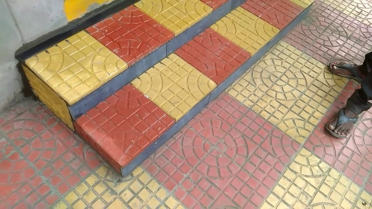 Normal parking tiles in India - YouTube