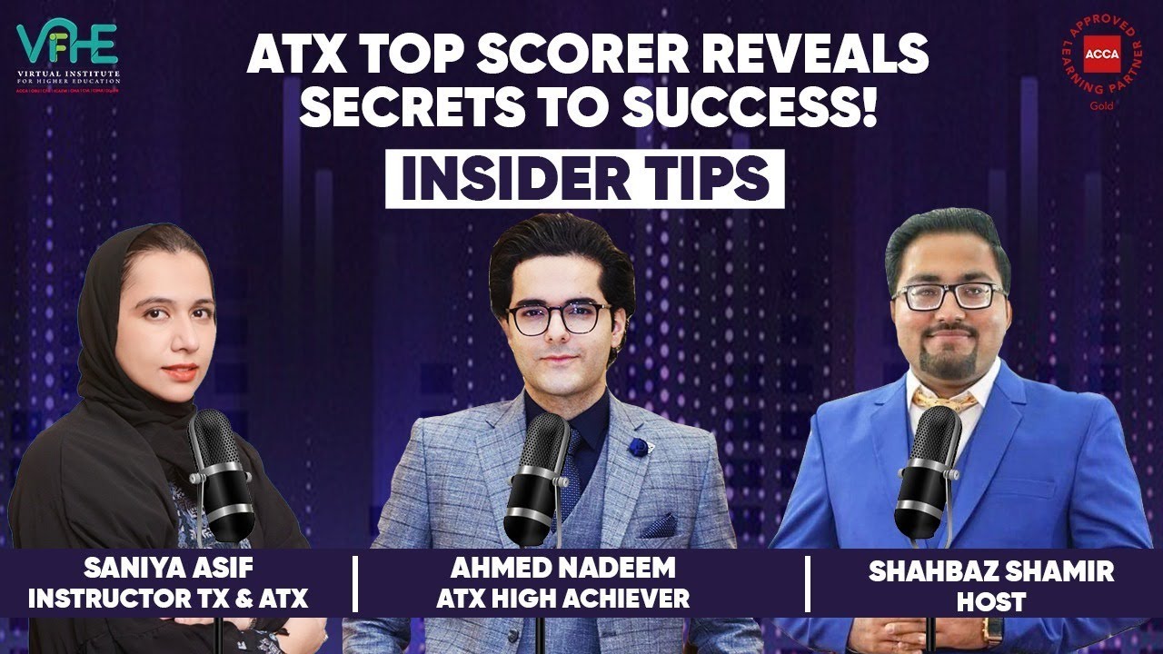 Podcast with ATX High Achiever Ahmed Nadeem & Miss Saniya Asif | VIFHE ...