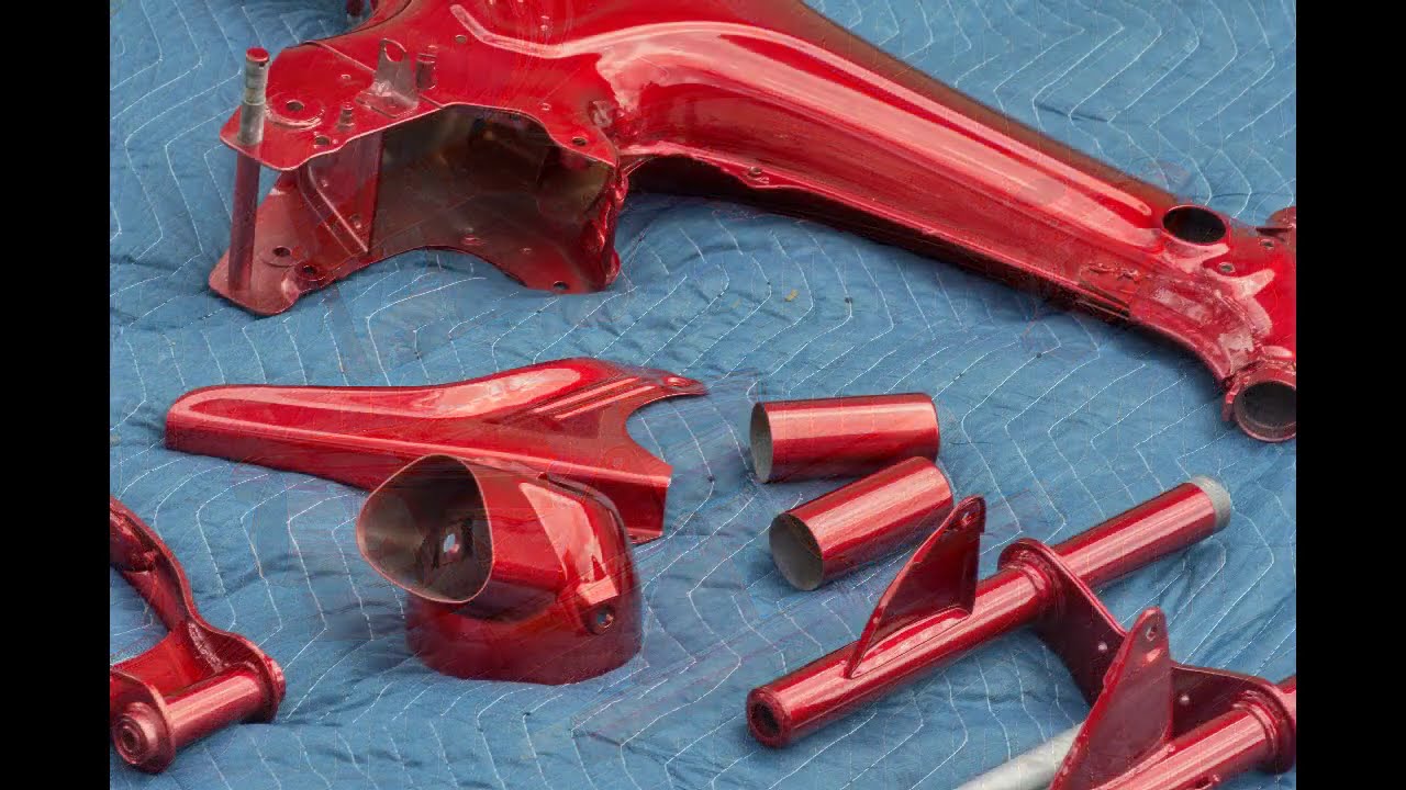 1971 Honda CT70 - Candy Ruby Red Restoration Slideshow - YouTube