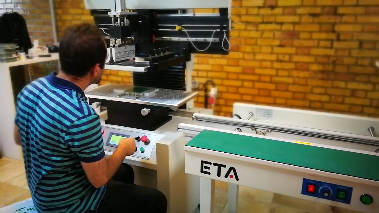 SMT Semi Auto Production Line in Iran - YouTube