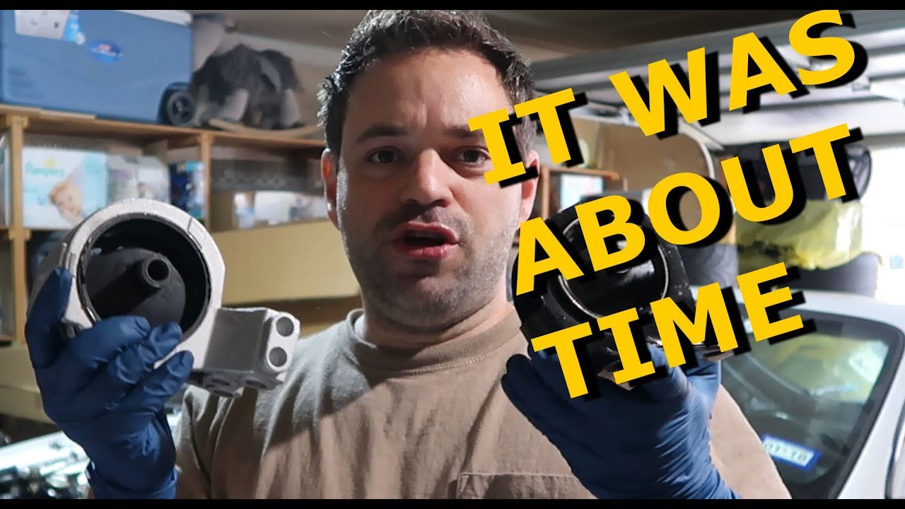Installing Engine and Transmission Mount- #Eclipse2GBuild - YouTube