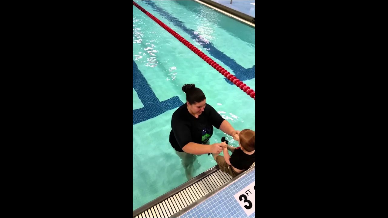 ISR Infant Self Rescue Swimming at the Greater Beverly YMCA - YouTube