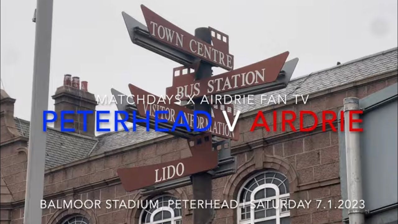 Rae returns as Airdrie leave it late in Peterhead!♦️ - YouTube