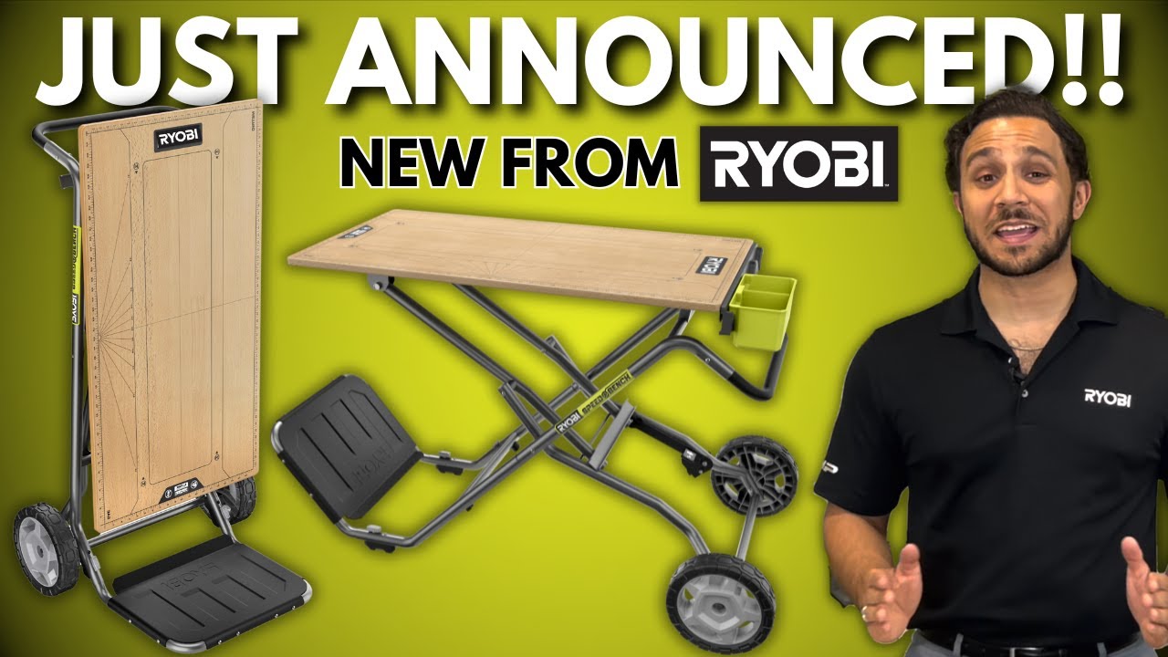 NOW AVAILABLE! | The RYOBI SPEED BENCH Mobile Workstation! - YouTube