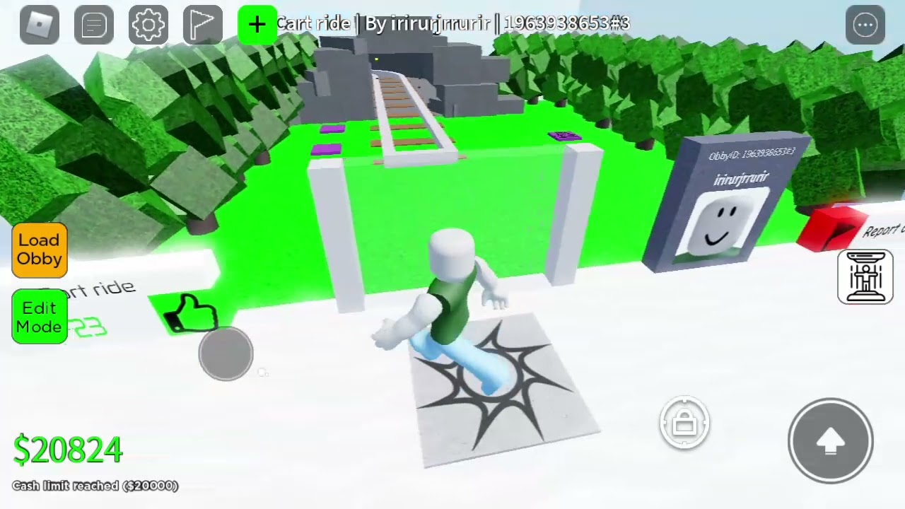 my own cart ride in obby creator pt1 - YouTube