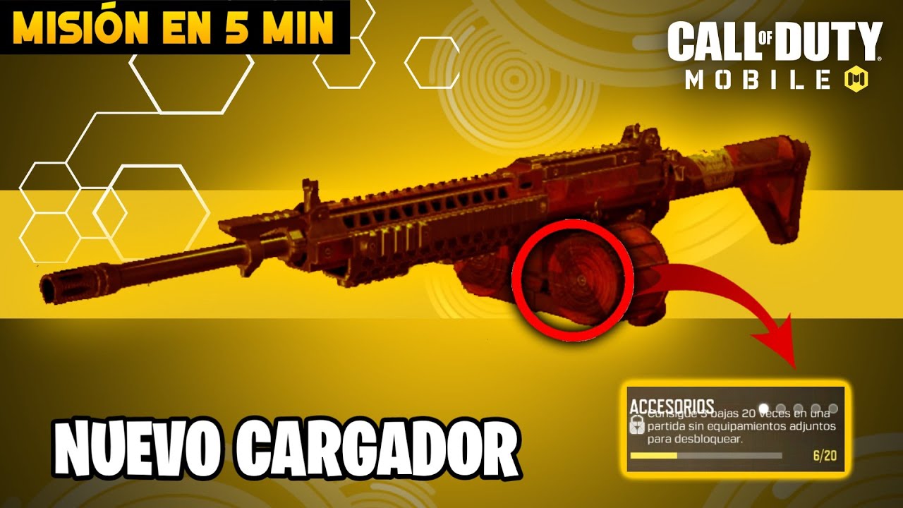 Completa la MISIÓN EN 5 MIN de la M4LMG | APROVECHA EL BUG | Cod Mobile ...