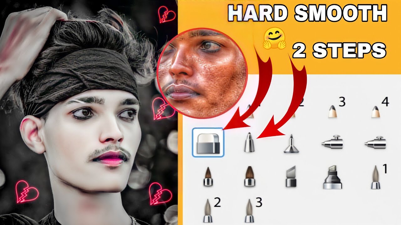 Hard Smooth Photo Editing | Face Smooth Kaise kare Face Smooth Editing ...