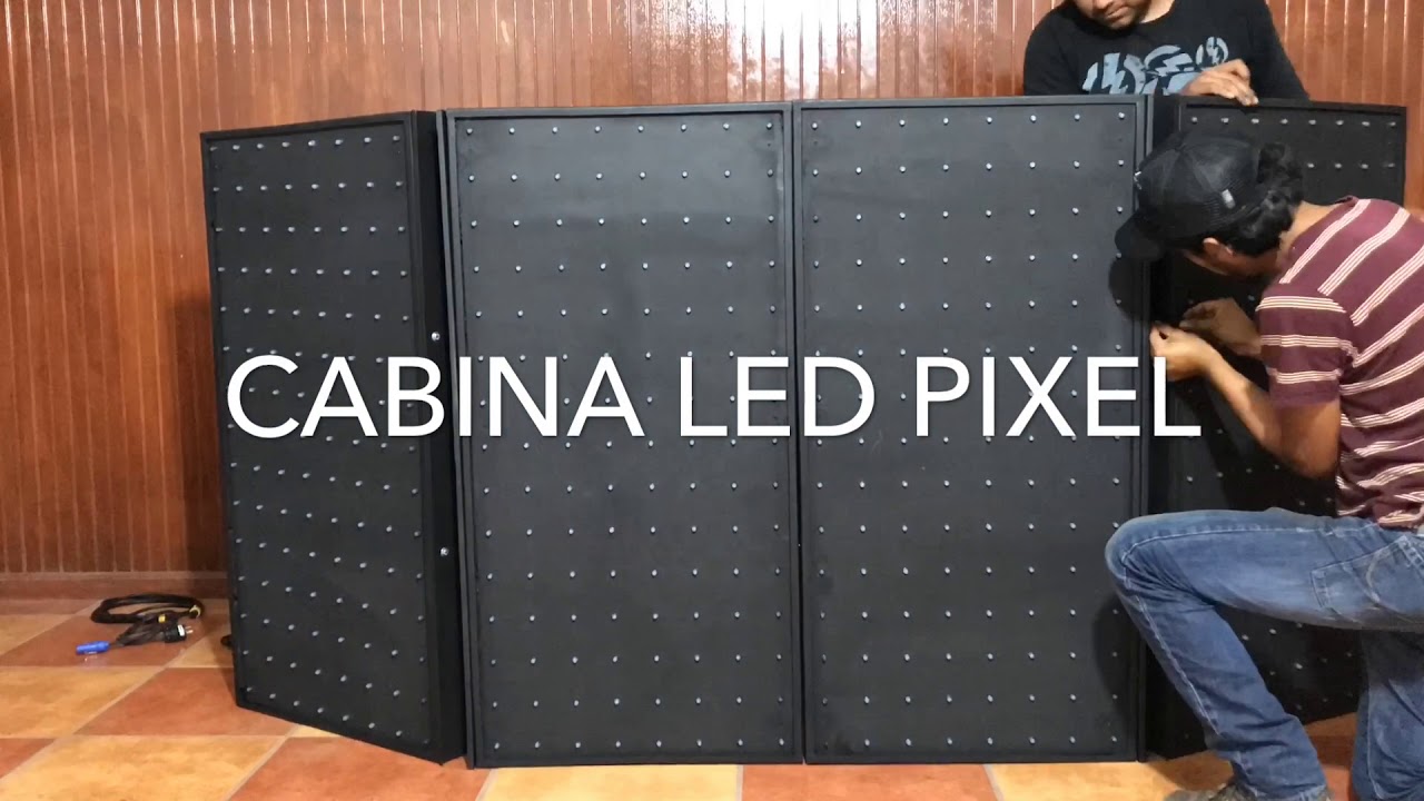 Cabina led pixel - YouTube