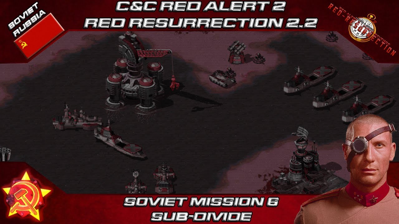C&C YR Red Resurrection 2.2 - Soviet Mission 6, Sub-Divide [Red Alert 2 ...