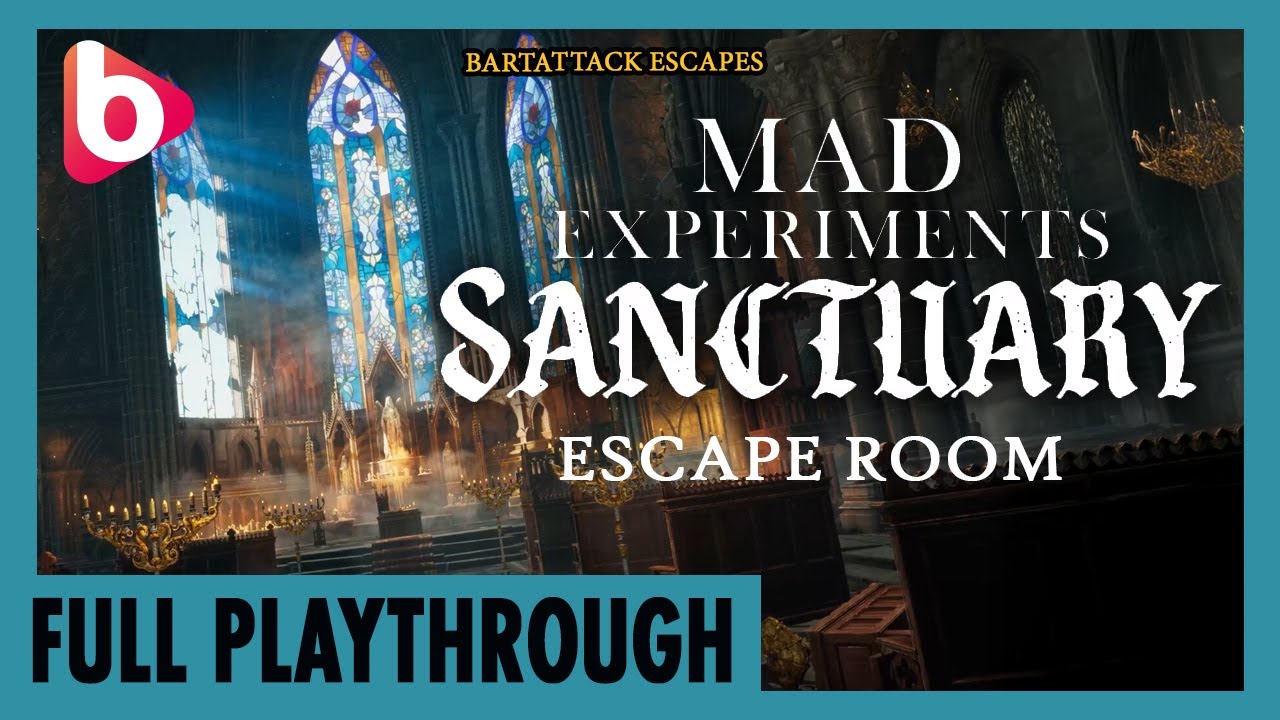 MAD EXPERIMENTS: ESCAPE ROOM - SANCTUARY | Full playthrough | escape a forsaken convent - YouTube