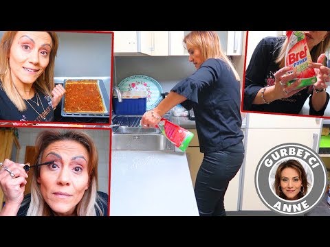MUTFAK TEMIZLIK RUTINIM - BENIMLE GÜNE HAZIRLAN - şipşak  PIDE Tarifi - Gurbetci Anne