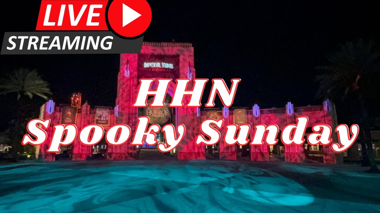 🔴 Live - Halloween Horror Nights 33 at Universal Studios Florida - YouTube