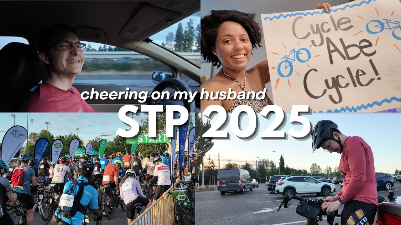 STP 2025 | cheering on my husband at the Seattle to Portland bike ride ...