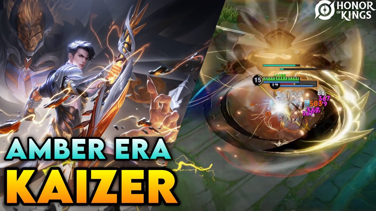 Kaizer Amber Era Skin is Insane! | Epic Rank Gameplay | Honor of Kings ...