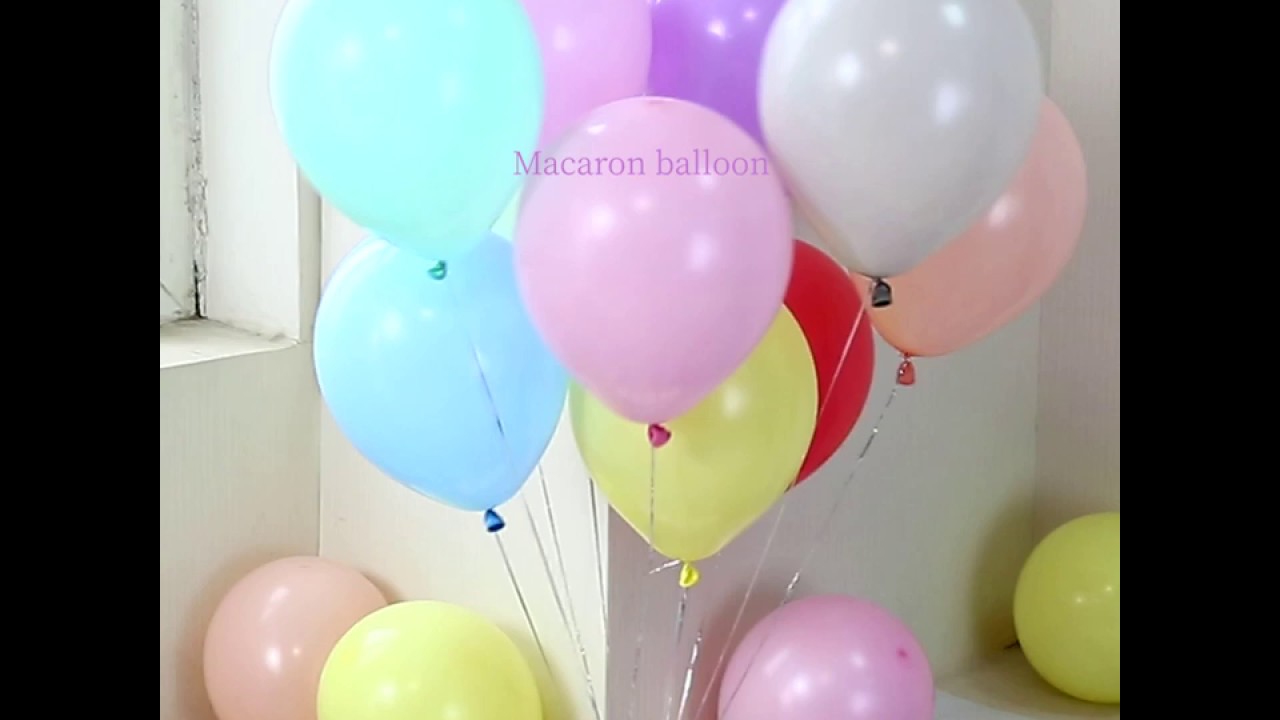 Party Balloon Layout Articles Creative Romantic Expressions Gift - YouTube