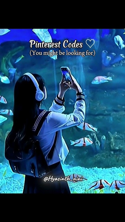 Pinterest Codes #aesthetic #edit #trending #pinterest #codes #pics #fyp ...