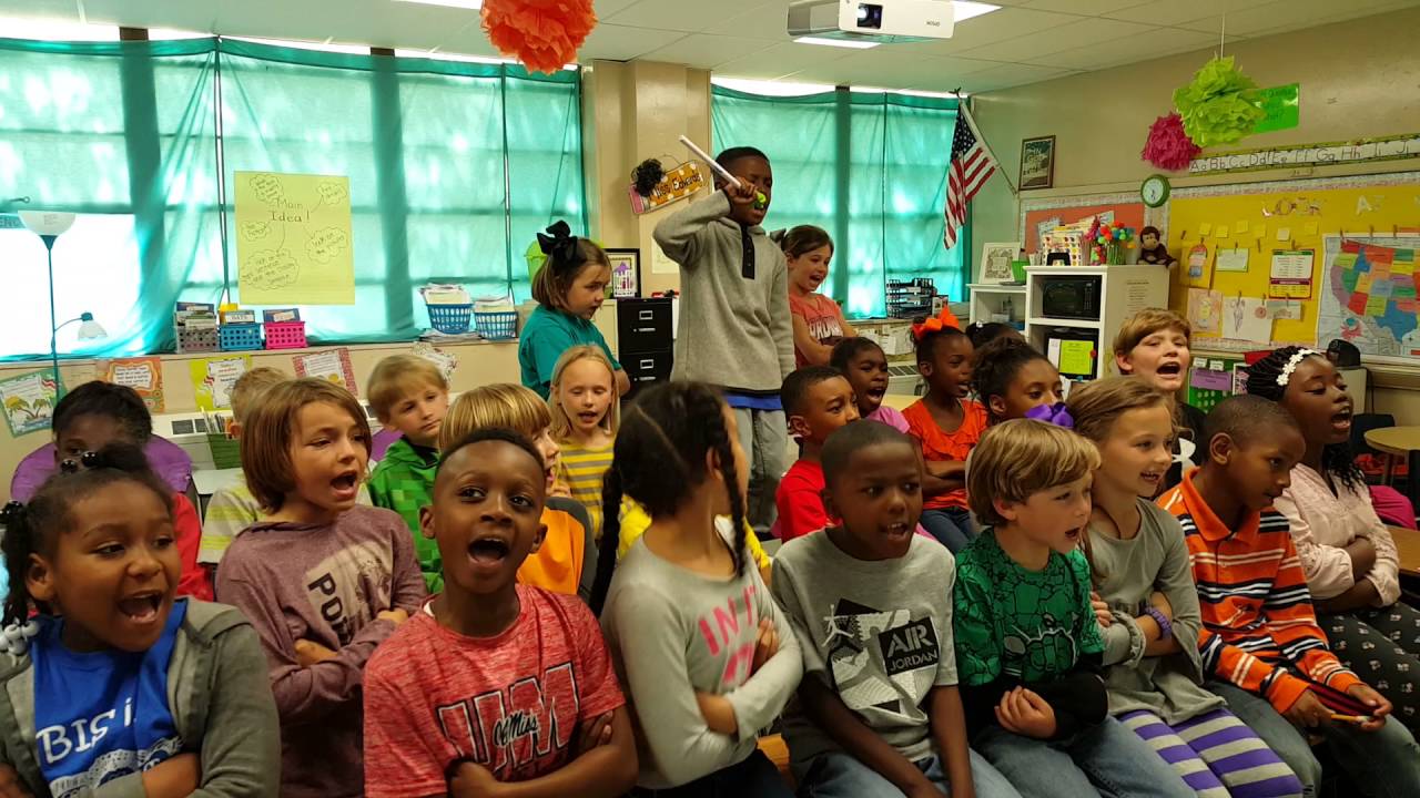 Ms. Edwards' Class Raps the 9 Times Tables! - YouTube