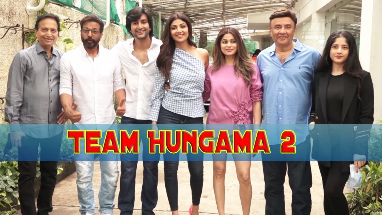Cast & Crew Of 'Hungama 2' | Shilpa Shetty,Anu Malik, Javed Jaffrey ...