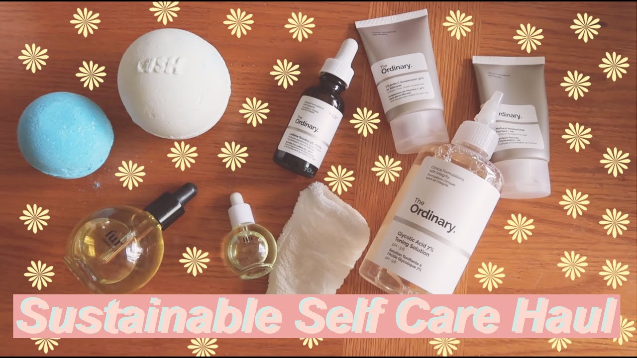 Sustainable Self Care Haul ☼ - YouTube