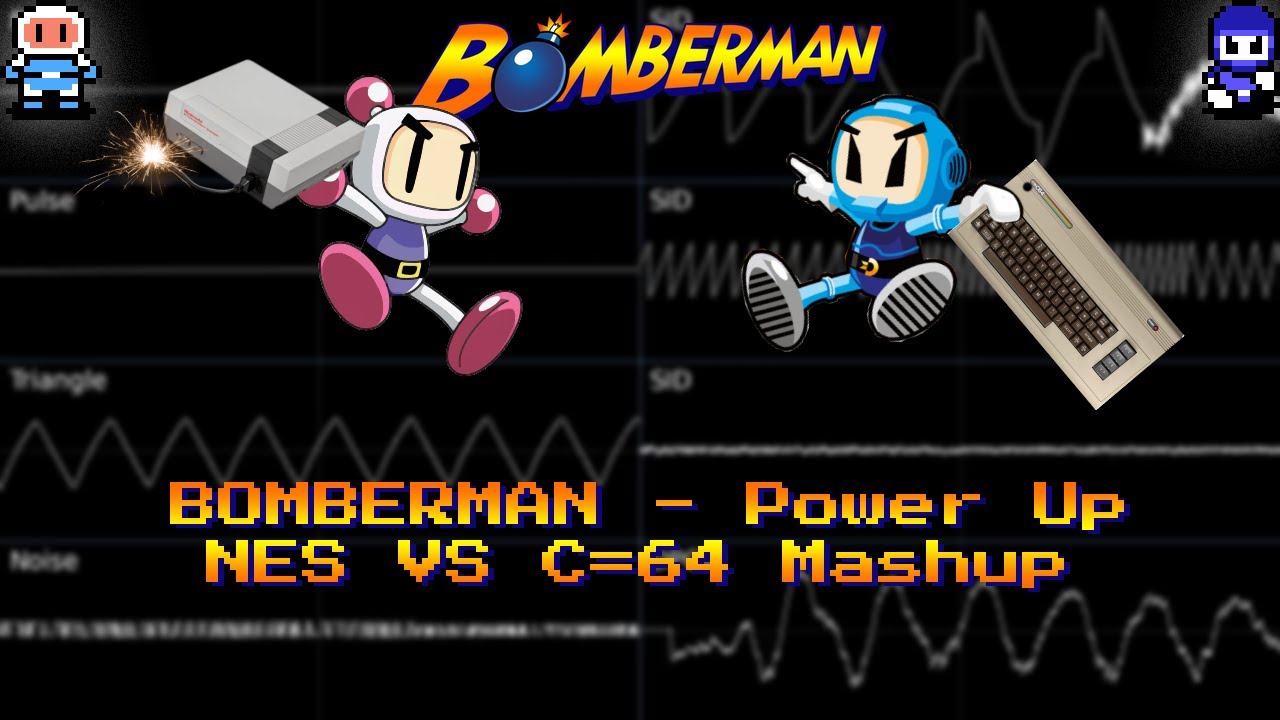 Bomberman - Power Up Theme (NES + C64 Mashup) - YouTube