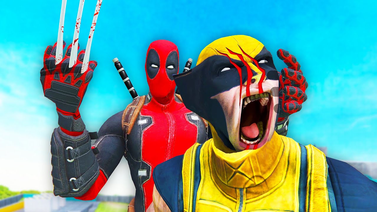 STEALING Wolverine Claws as DEADPOOL... (Bonelab Mods) - YouTube