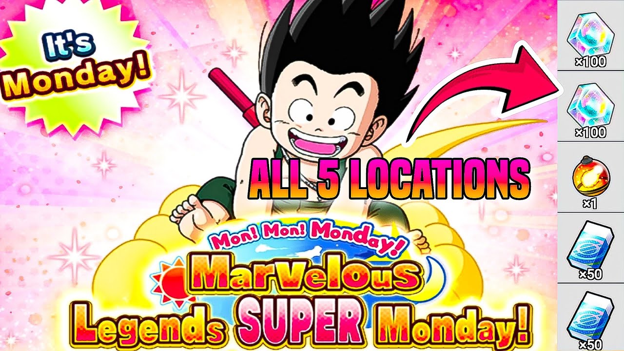 NEW! Marvelous Legends Super Monday Secret Treasure Chests Locations 🤩 ...