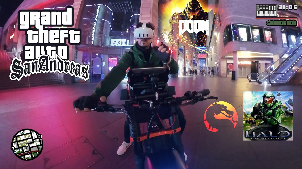 Video Game Music + Meta Quest 3 On The Bike - YouTube