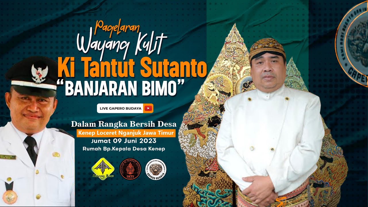 LIVE Wayang Kulit Ki.Tantut Sutanto Lakon:Banjaran Bimo Dalam Acara ...
