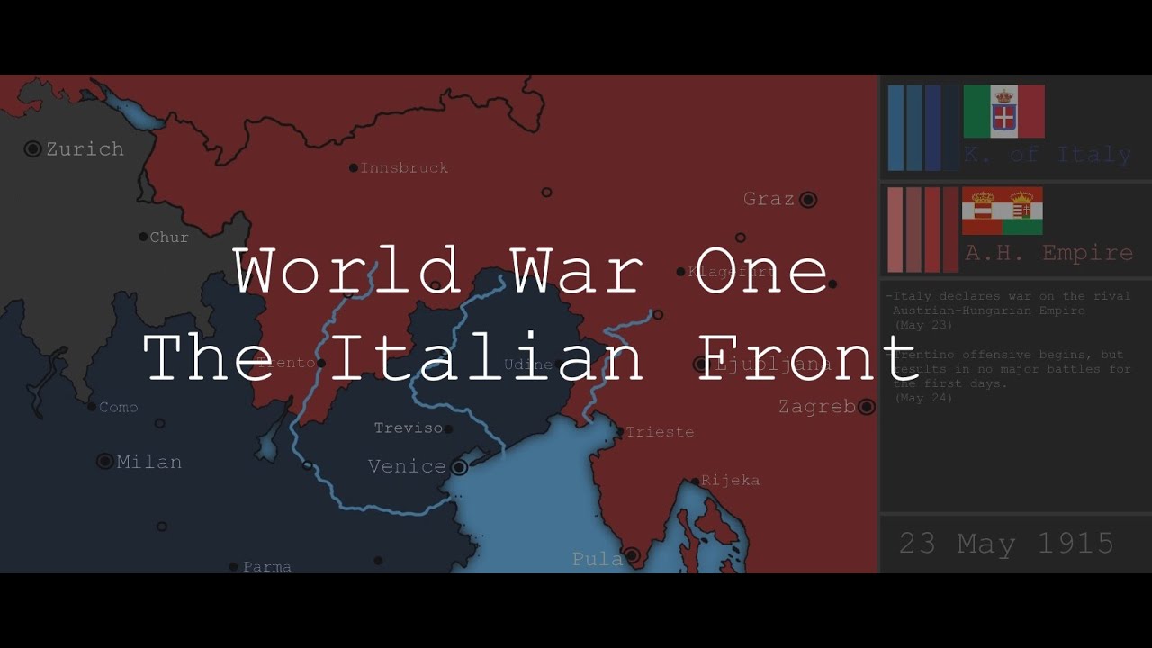 The Italian Front of WWI [Every Month] - YouTube