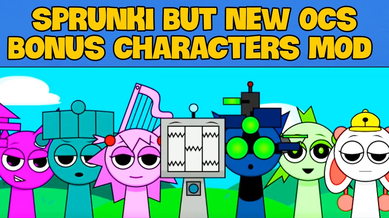 Incredibox Sprunki But NEW OCs & Bonus Characters MOD | Normal Vs ...