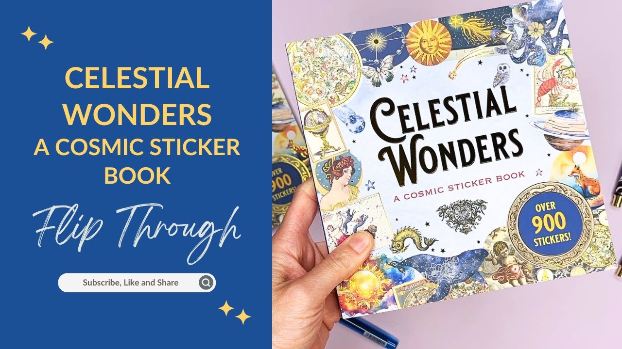 Celestial Wonders Sticker Book - Flip Through! - YouTube