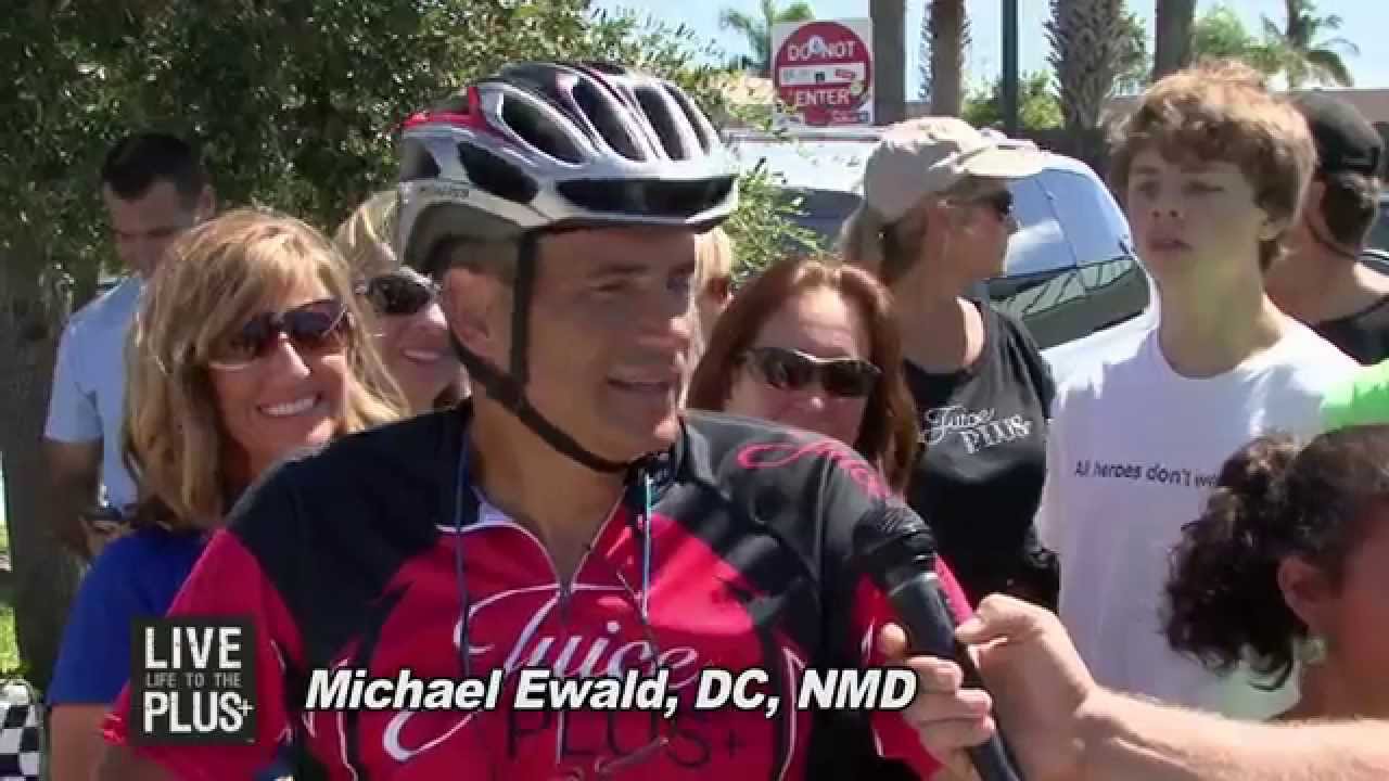 Dr. Michael Ewald: Juice Plus+ Transformation Bike Tour 2014 - YouTube