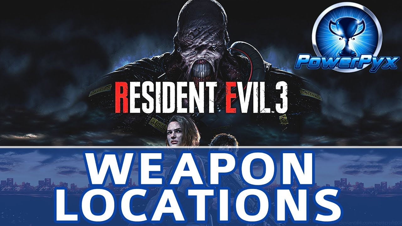 Resident Evil 3 Remake All Weapon Locations - YouTube