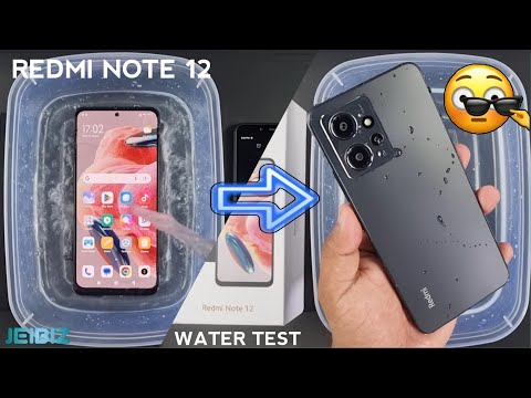 Redmi Note 12 Water Test 💦💧| iP53 Test Of Redmi Note 12