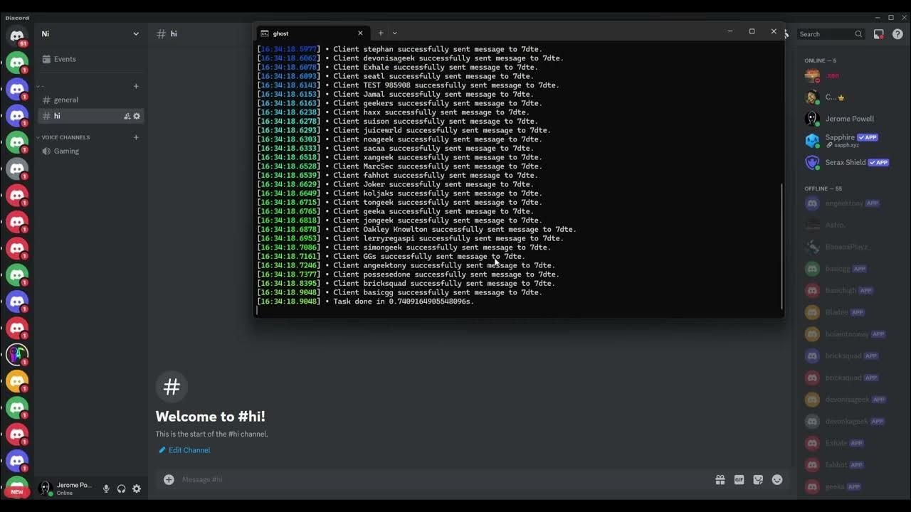 Discord Bot Spammer (FREE Source Code!) - YouTube