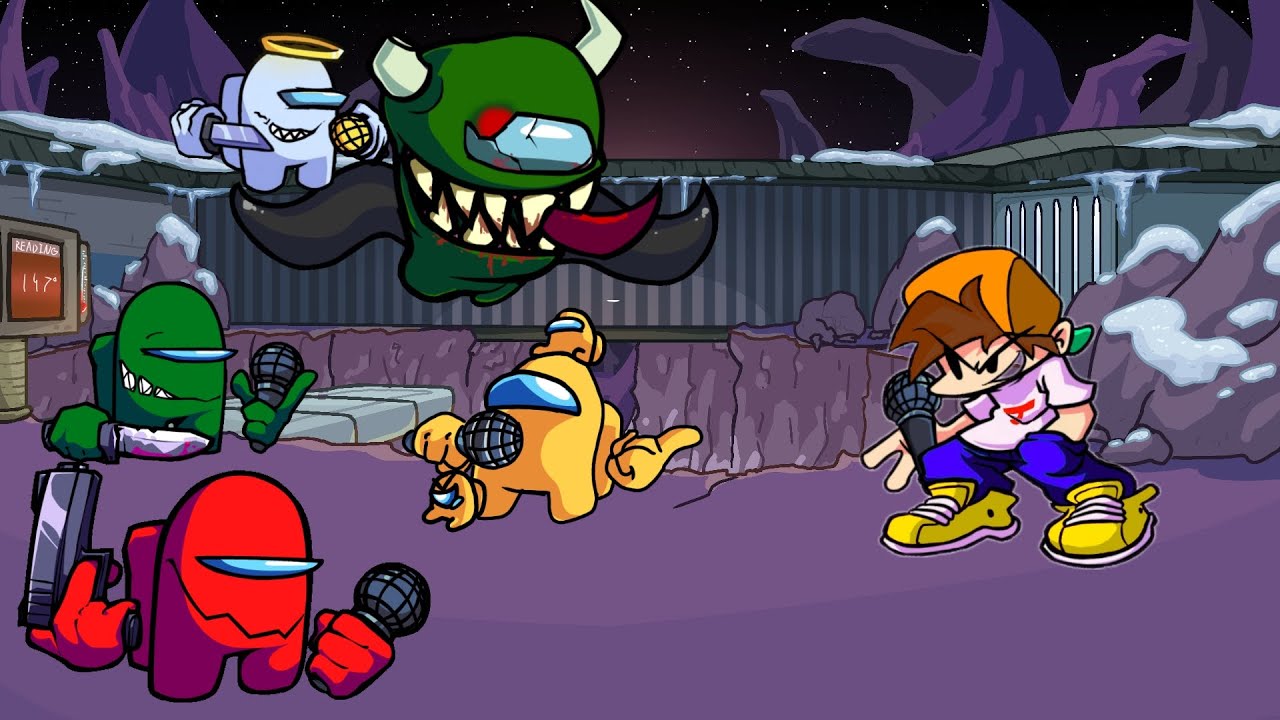 Fnf Among us / green monster - ejected [Friday night funkin] - YouTube