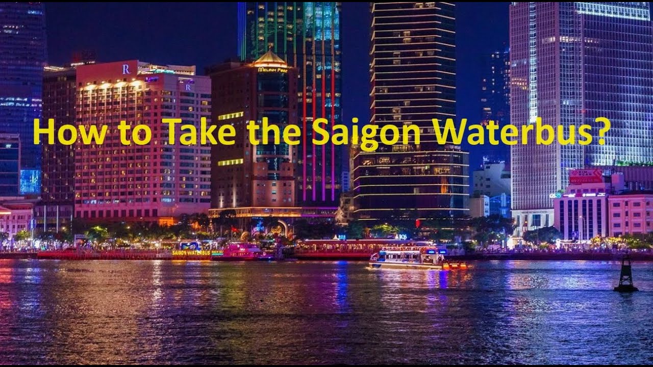 Experiencing Saigon Water Bus at night - YouTube