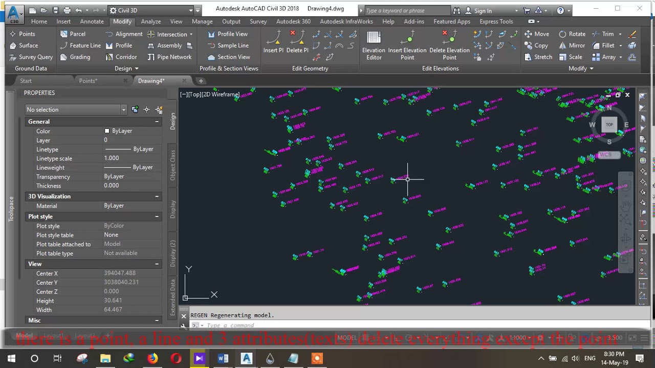 How to Convert Points from SW DTM to Civil 3D format - YouTube