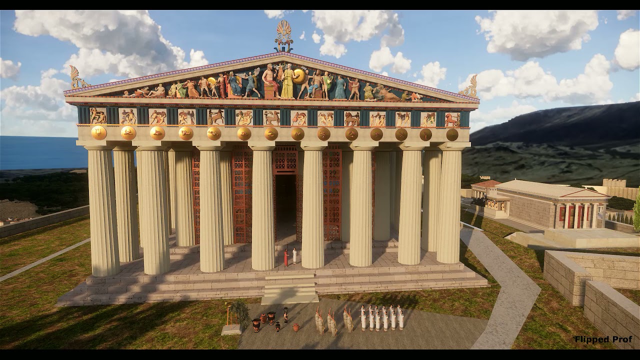 Nuova Atene Antica v 1 1 ricostruzione 3d foto - YouTube