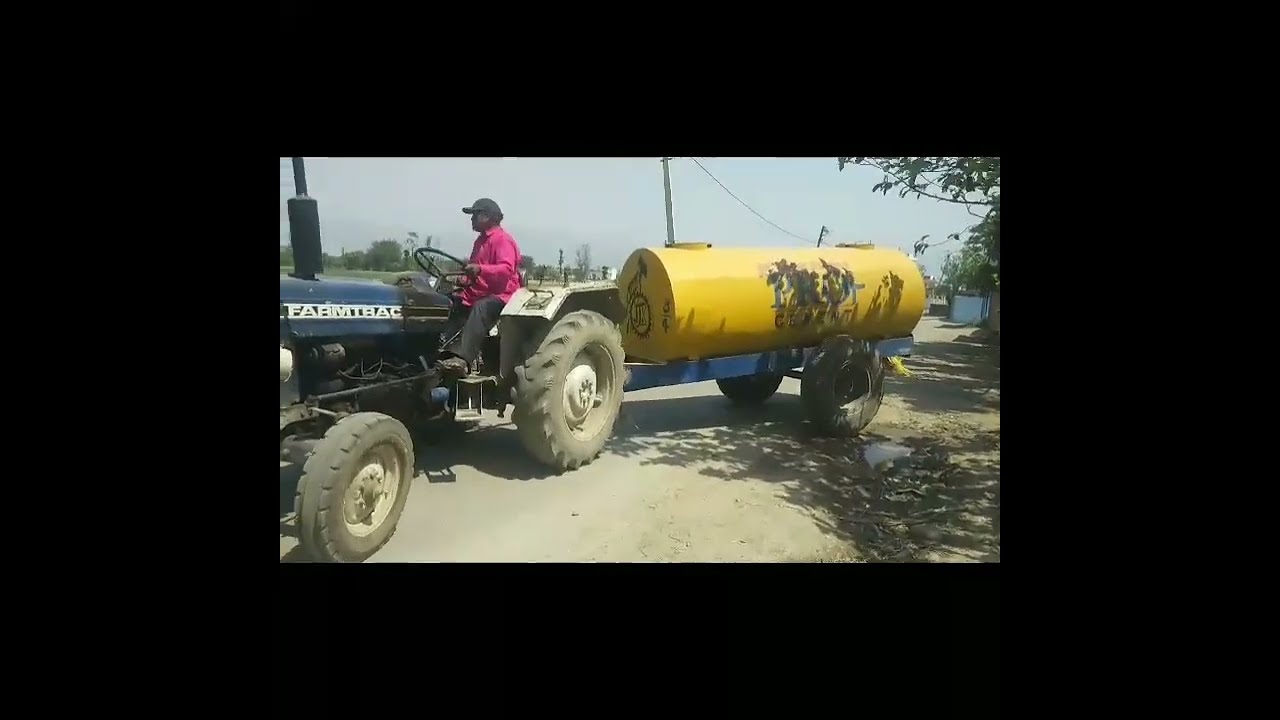 tractor tanker.पानी का टैंकर . Pani tanker. water tanker - YouTube